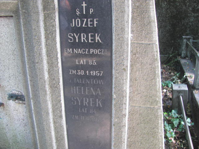 Józef Syrek Jarosław - Grobonet - Wyszukiwarka osób pochowanych